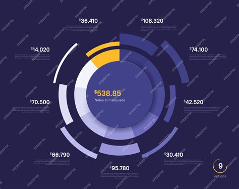 Premium Vector Vector Circle Chart Design Modern Template For Creating Infographics
