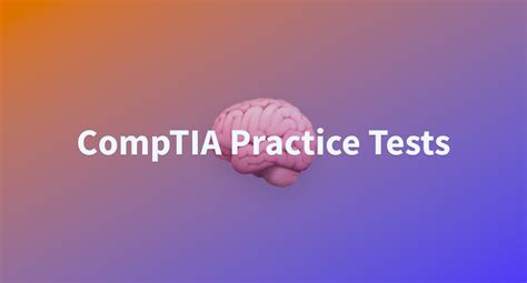 CompTIA Practice Tests A Hugging Face Space By Techforknowldge