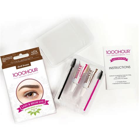 1000 Hour Eyelash And Brow Dye Kit Dark Brown