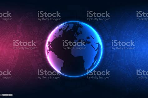 기술 개념입니다 인터넷 연결 추상적인 기술 그래픽 디자인 글로벌 네트워크 연결의 개념입니다 벡터 일러스트 레이 션 3차원 형태에 대한 스톡 벡터 아트 및 기타 이미지