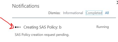Portal Sas Policy With No Permissions Creation Freezes And Never Completes · Issue 59 · Azure