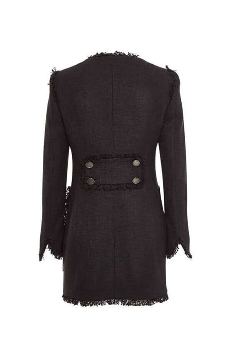 Long Classic Tweed Jacket Shop Maison Common Deutschland