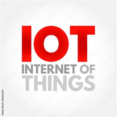Iot Internet Of Things Physical Objects That Are Embedded With Sensors Software And Other