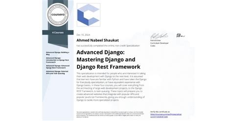 Ahmed Warraich On Linkedin Django Drf Python Webdevelopment