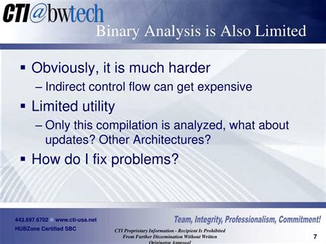 Ppt Static Analysis Cti Powerpoint Presentation Free Download Id