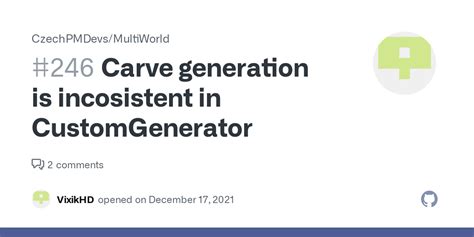 carve generation is incosistent in customgenerator · issue 246