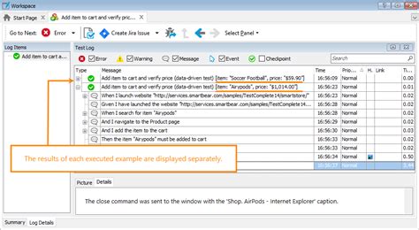 Parameterize Bdd Tests Testcomplete Documentation