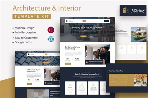 Interiorx Interior Design Elementor Template Kit Wp Themes And Plugins