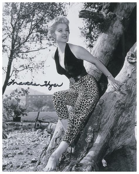Martha Hyer In Satin