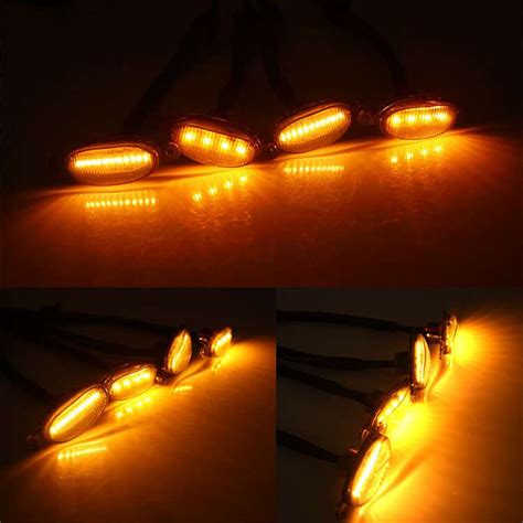 4pc Raptor Style Front Grille Led Light Ultimate Car