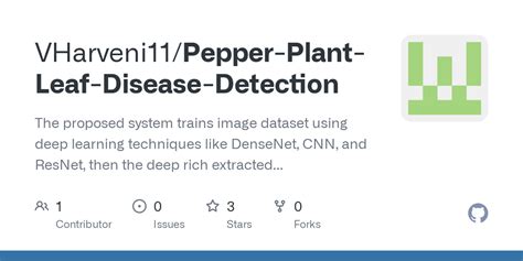 Github Vharveni11pepper Plant Leaf Disease Detection The Proposed System Trains Image