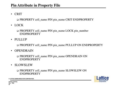 Ppt Lattice Verilog Training Part Ii Jimmy Gao Powerpoint Presentation Id2400235