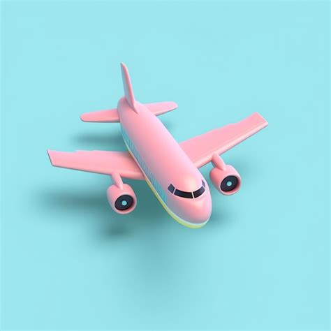 Premium Ai Image 3d Airplane