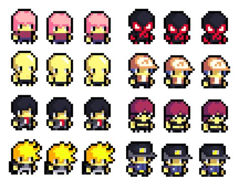 Pixel Art Sprites Free Animated Character Asset 16x16 By Meafabulis
