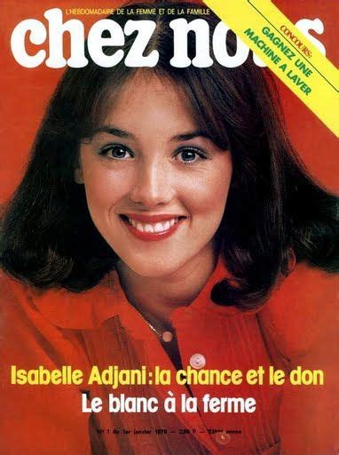 Isabelle Adjani Chez Nous Magazine 01 January 1976 Cover Photo France