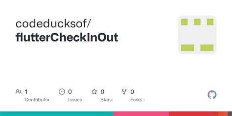 Github Codeducksoffluttercheckinout