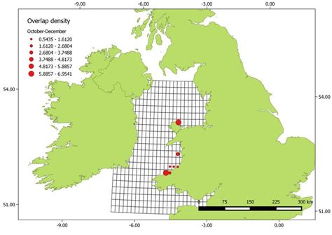 Map Of Overlap Density Count Per Km Corrected For Effort In Download Scientific Diagram