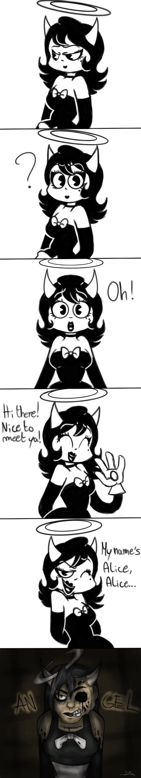 Im Alice Angel Batim Comic By Miss Bored On Deviantart