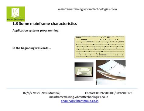 Mainframe Training Course Navi Mumbai Mainframe Course Provider Navi Mumbai Ppt