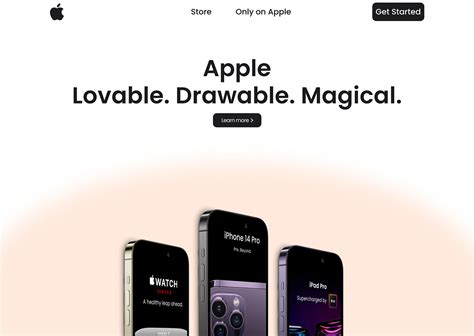 Simple Parallax Scroll Effect Apple Landing Page Behance