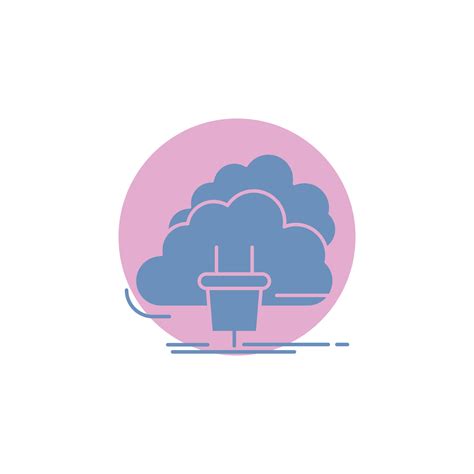 Cloud Connection Energy Network Power Glyph Icon 13005676 Vector Art At Vecteezy