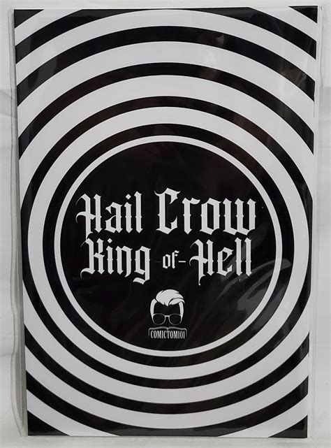 Hail Crow King Of Hell 1 Comictom101 Natemadeit Variant Sketch Cover