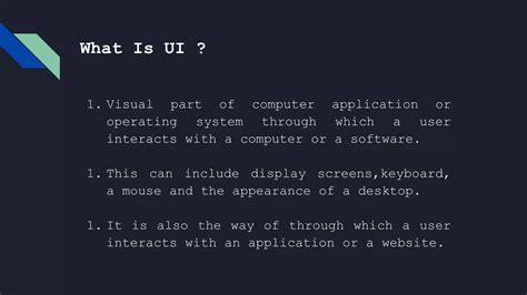 Types Of User Interface Pptx Operating Systems Computer Software