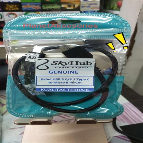 Jual Kabel Hard Disk Hdd Eksternal Micro B To Usb Type C 17Cm Kode Br09 40 CM Di Seller Surya