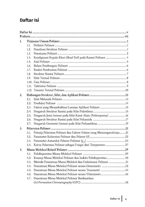 Konsep Dasar Kimia Polimer Itb Press