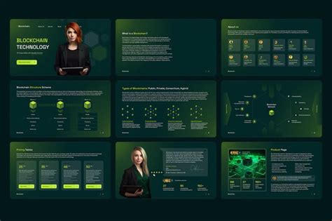 Blockchain Technology For Keynote Incl Blockchain And Nodes Envato
