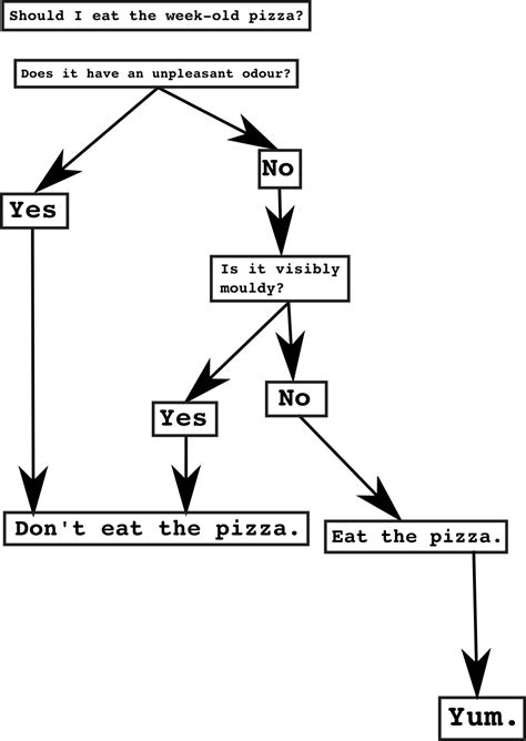 Ginger Coons Learns To Blog The Week Old Pizza Flowchart Ginger Coons Learns To Blog The Week Old Pizza Flowchart
