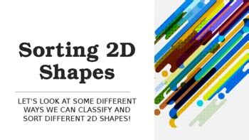 Sorting 2D Shapes By Attributes Presentation By Kelly S Kreations
