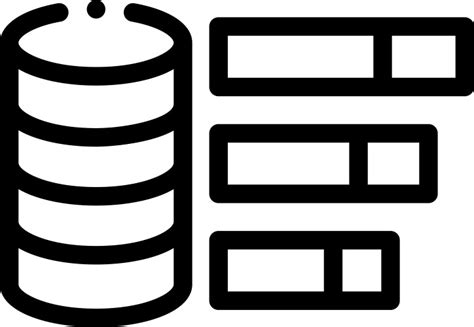 Data Mining Icon Thin Linear Style Design Vector Image