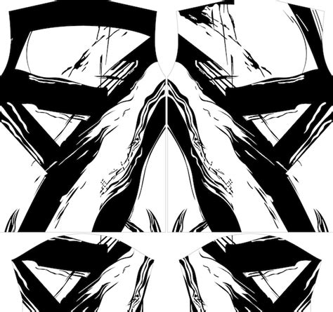 Premium Vector A Series Of Four Different Shapes With The Letter X On