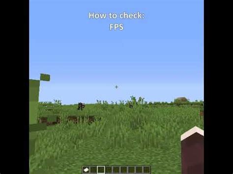 How To Check FPS In Minecraft Shorts YouTube