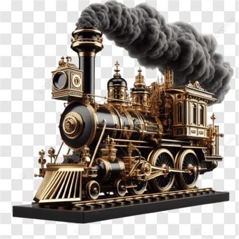 금색과 검은색 증기기관 열차 금색과 검은색 증기기관 열차 기차 장난감 Png 일러스트 및 이미지 에 대한 무료 다운로드