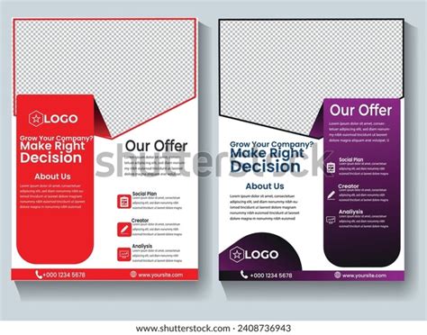 Templates Bundle Flyer Flyer Template Layout Stock Vector Royalty Free 2408736943 Shutterstock