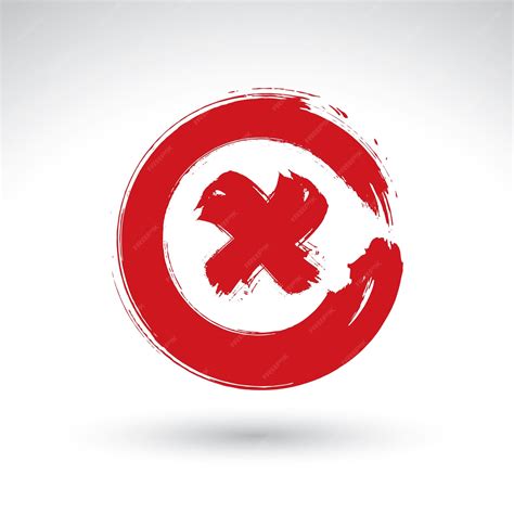 Premium Vector Hand Drawn Validation Icon Scanned And Vectorized Brush Drawing Close