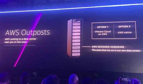 Amazon Launches AWS Outposts An On Premise Data Center That Should Get Legacy Hardware Vendors
