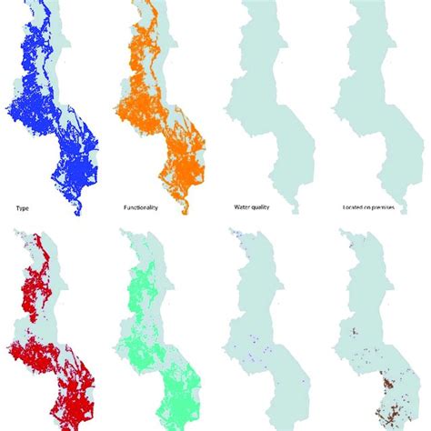 Spatial Coverage Of Attribute Information Available In All Datasets