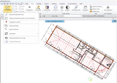 Coordinate Systems ARCHLine XP