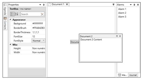 Avalondockドッキング・ウィンドウ・コントロール