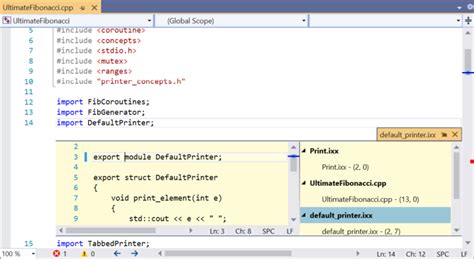 A Tour Of C Modules In Visual Studio C Team Blog