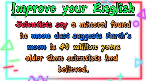 Reading Practice Improve Your Pronunciation In English Improve Your