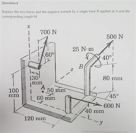 Solved Note Statics Force System Resultants Please Help