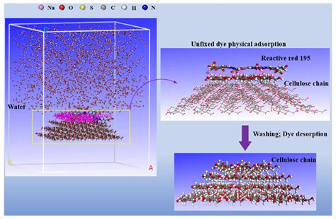 Schematic Diagram Of Dye Molecular Desorption Simulation Download Scientific Diagram