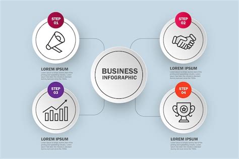 Premium Vector Business Data Visualization Infographic Design Template