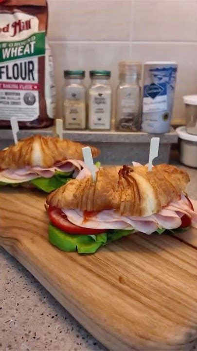 크로와상 샌드위치 추천 조합 Youtube