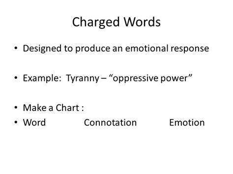 Examples Of Emotionally Loaded Language