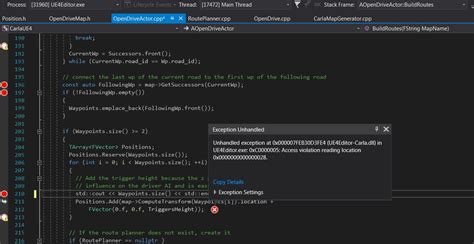 Problem In Generating Route Using Opendrive Actor Issue Carla Simulator Carla GitHub